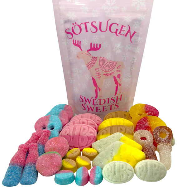 Swedish Candy - Pink & Blue Swedish Candy Sweet/Sour Mix – Swedish Sweets