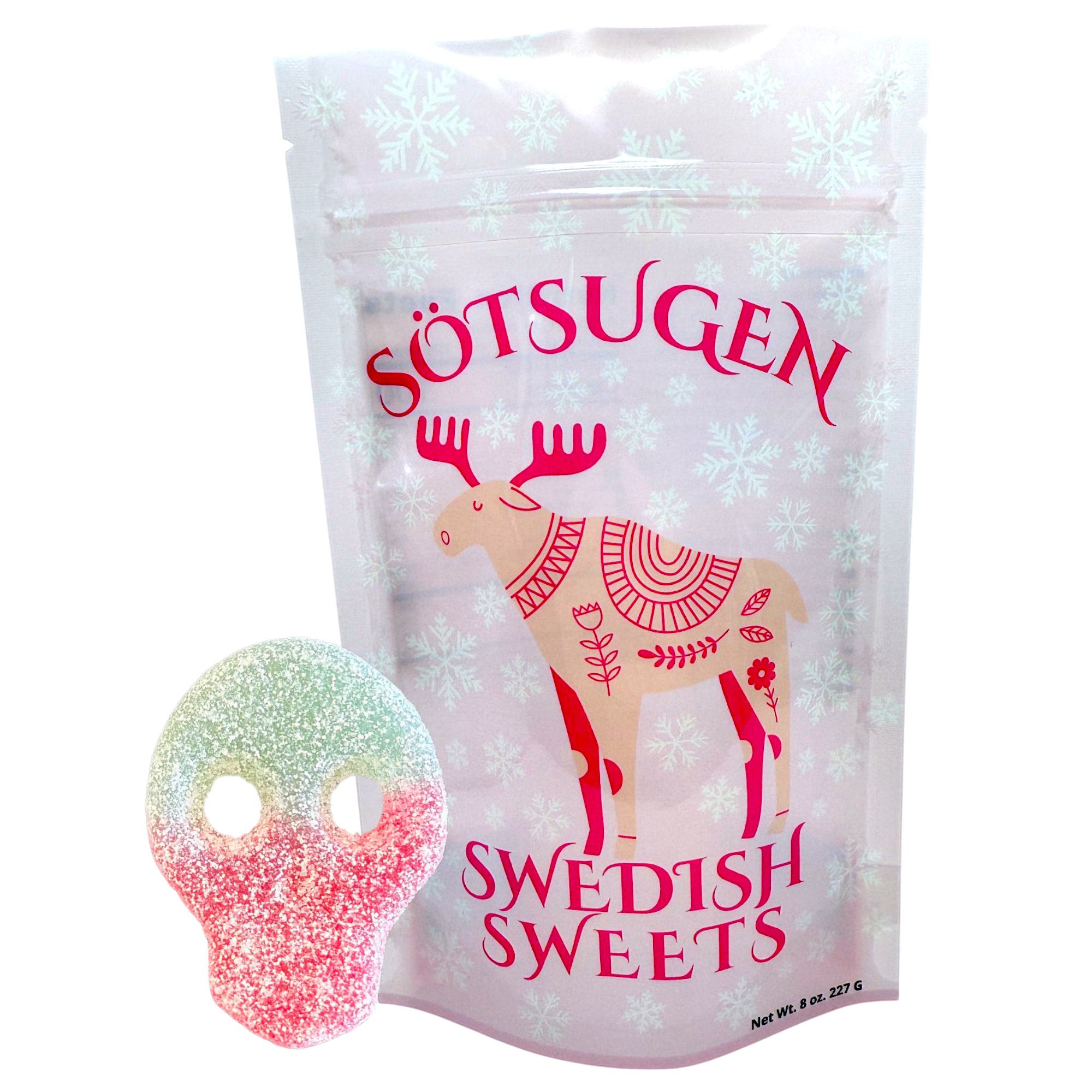 Swedish Candy - Sour Watermelon Skulls – Swedish Sweets